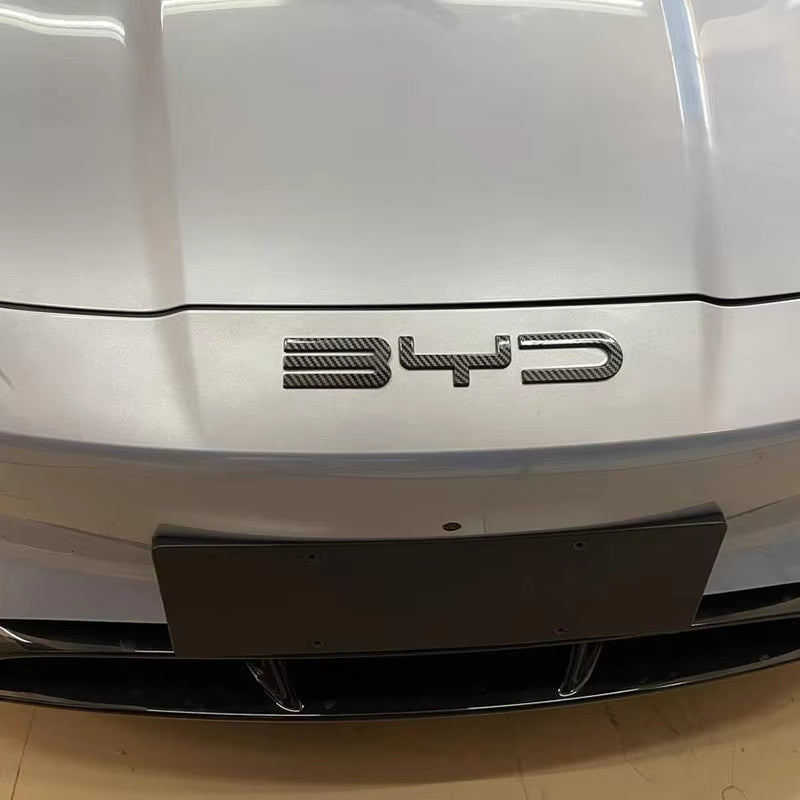 BYD Front Bumper Emblem Badge Decal Black / Seal | FANS BYD